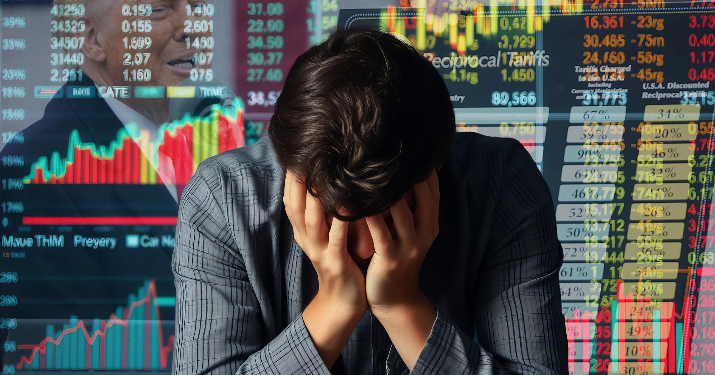 Americans increasingly worried about new tariffs, worsening inflation ...